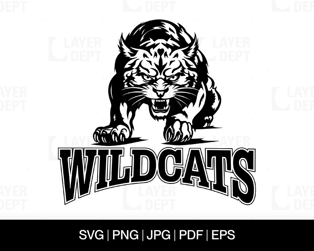 Wildcat Svg Wildcat Shirt Svg Wildcat Football School Mascot Wildcat ...