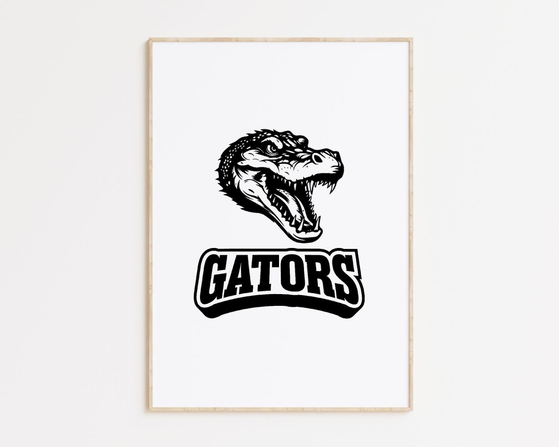 Gator Svg Gator Shirt Svg Gator Football School Mascot Gator Svg School ...