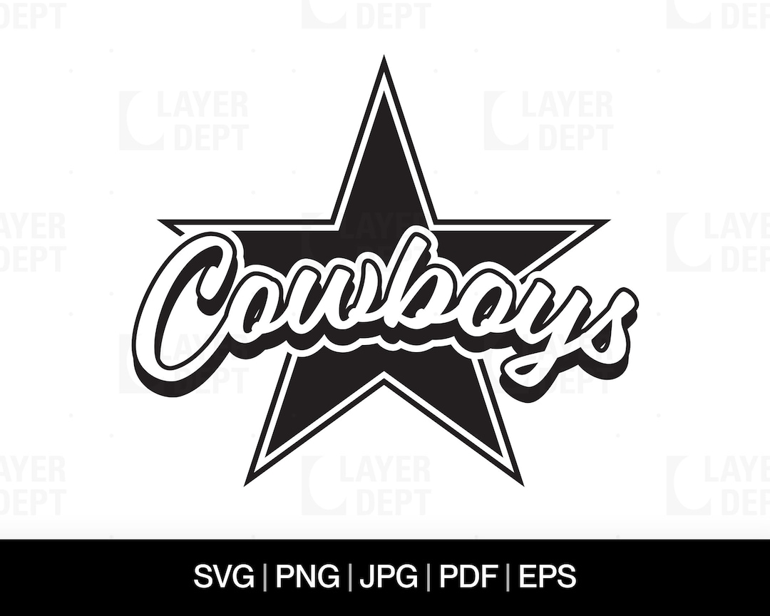 Cowboy Svg Cowboy Shirt Svg Cowboy Football School Mascot Cowboy Svg ...