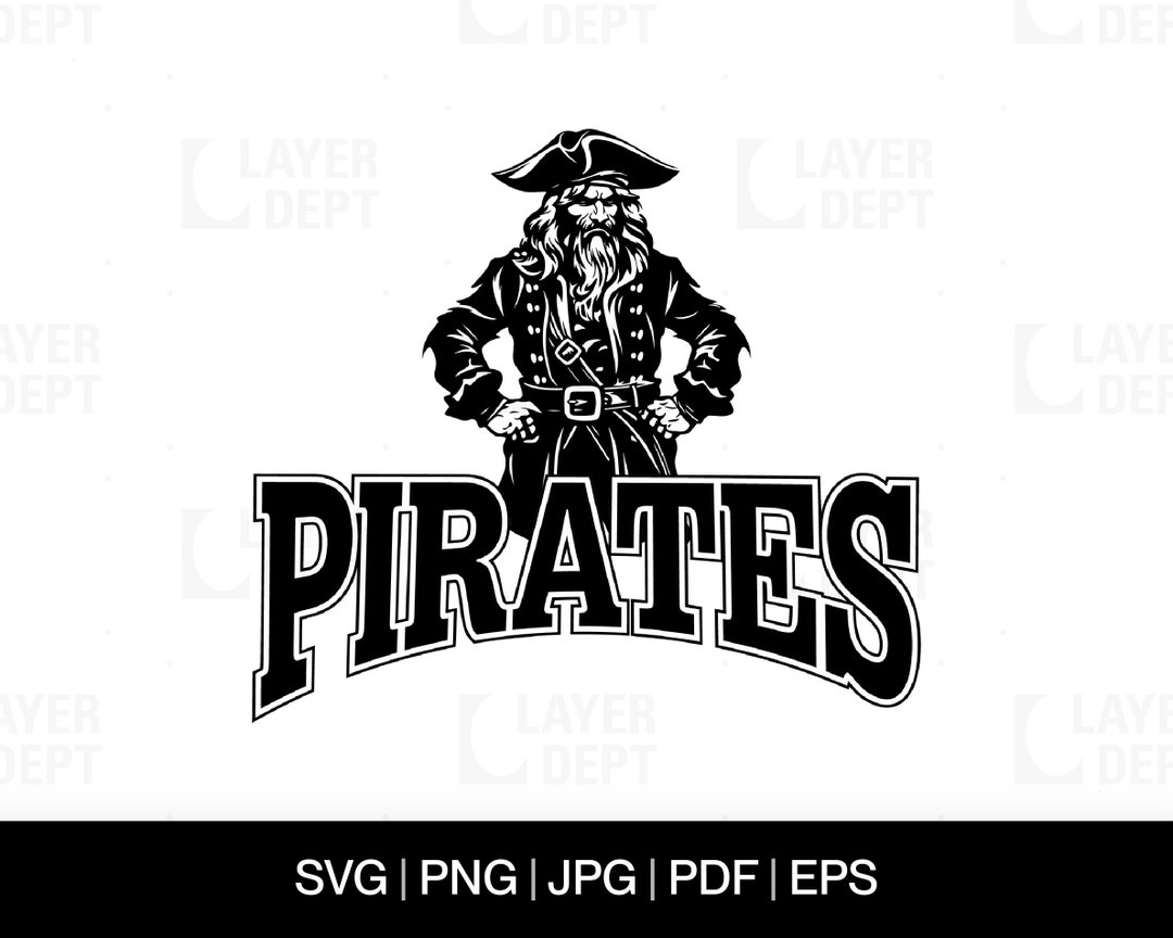 Pirate Svg Pirate Shirt Svg Pirate Football School Mascot Pirate Svg ...