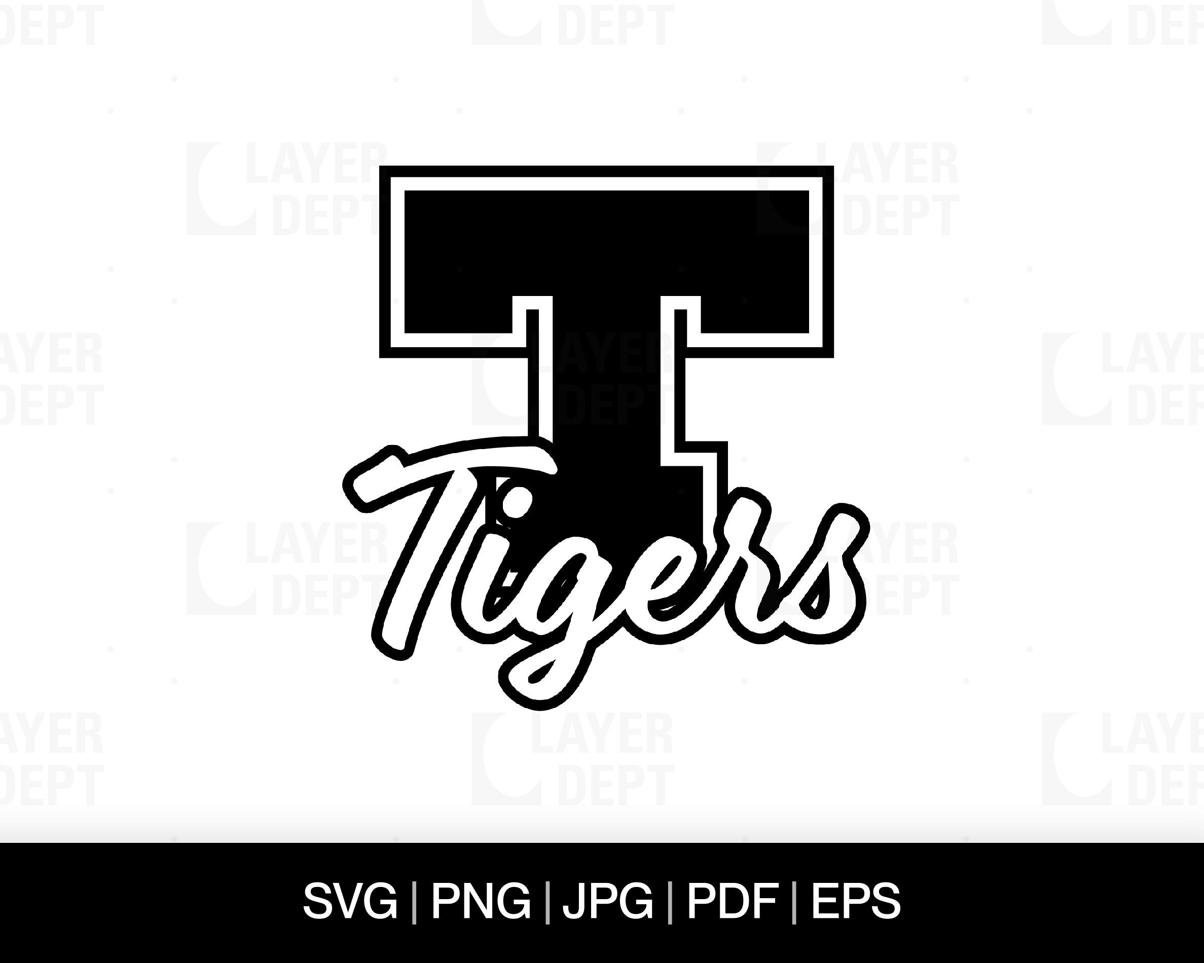 Tiger Svg Tiger Shirt Svg Tiger Football School Mascot Tiger Svg School ...