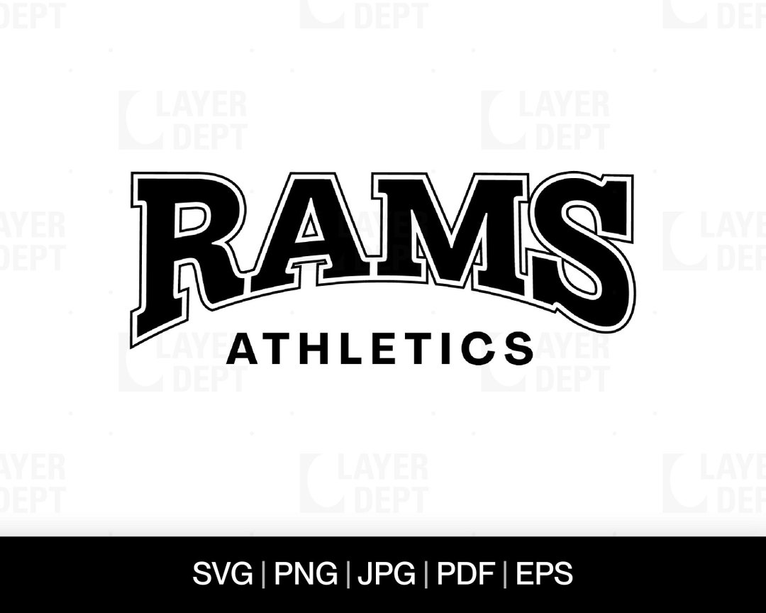Ram Svg Ram Shirt Svg Ram Football School Mascot Ram Svg School Spirit ...