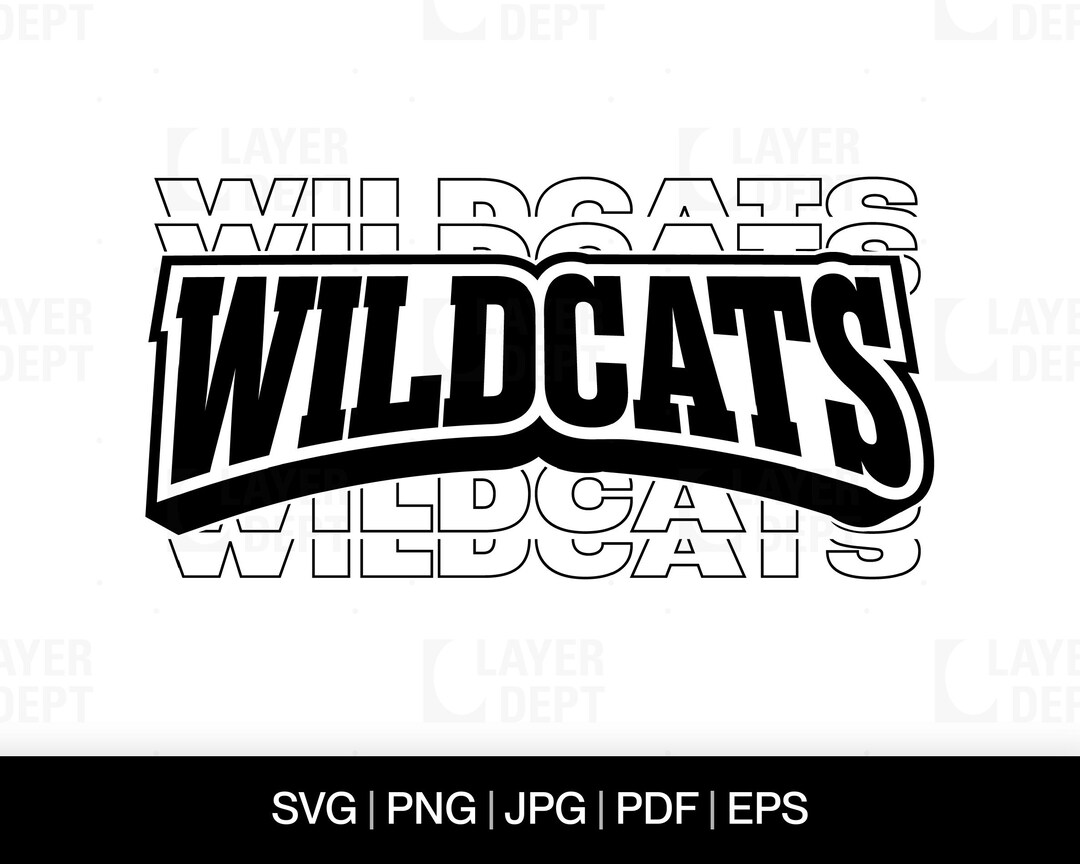 Wildcat Svg Wildcat Shirt Svg Wildcat Football School Mascot Wildcat ...