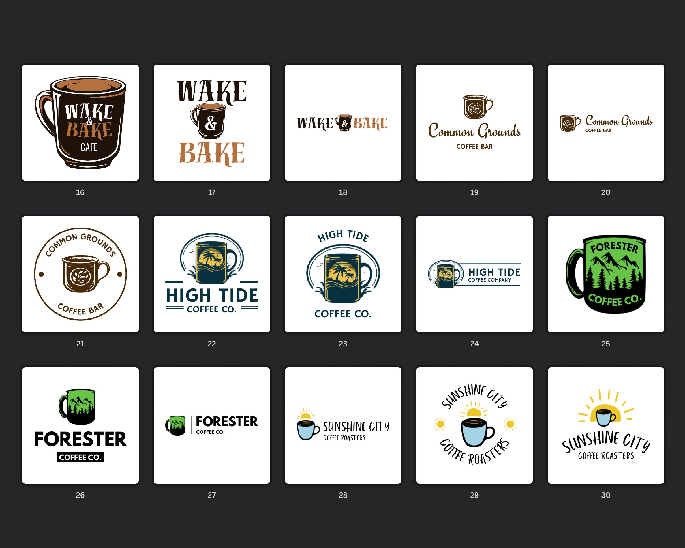 Editable Coffee Logo Design, DIY Modern Canva Logo, Custom Logo Design ...