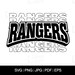 Ranger Svg Ranger Shirt Svg Ranger Football School Mascot Ranger Svg ...