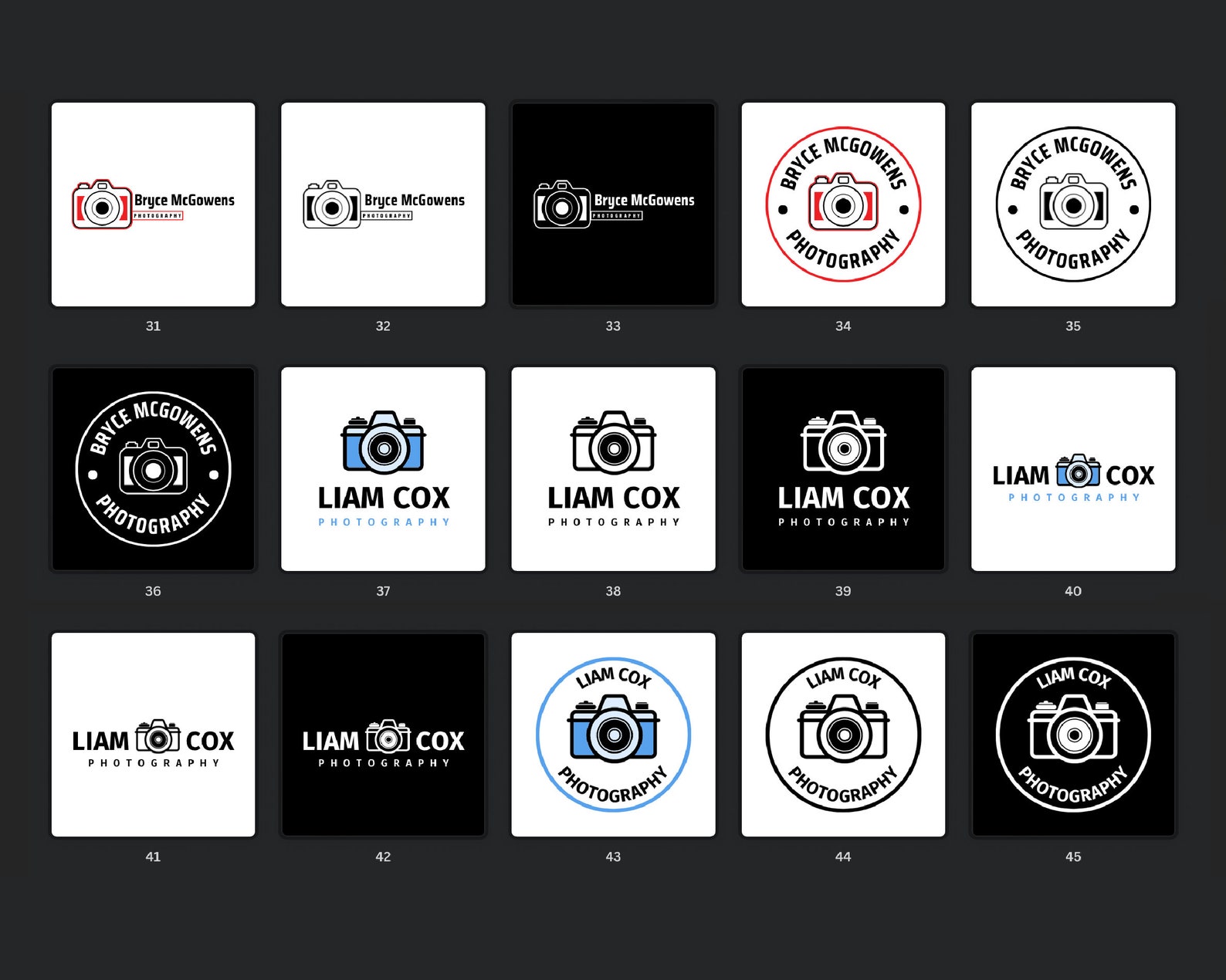 Editable Photography Logo Design, DIY Modern Canva Logo, Custom Logo ...