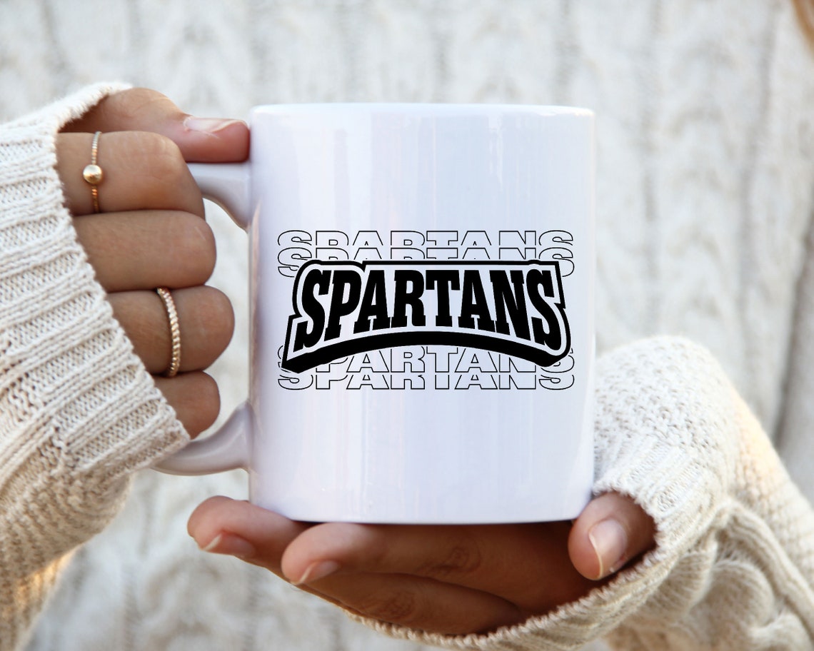 Spartan Svg Spartan Shirt Svg Spartan Football School Mascot Spartan ...
