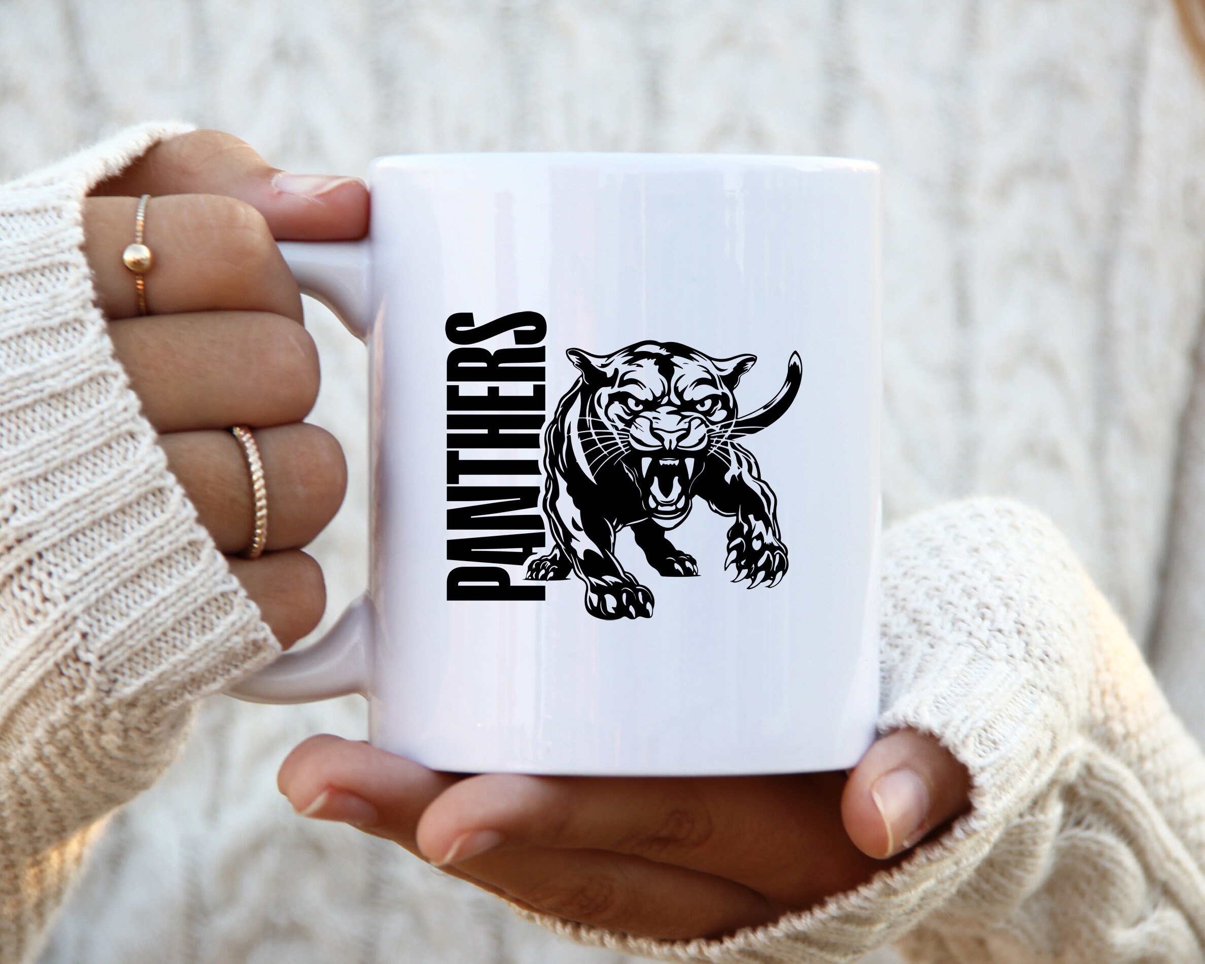 Panthers SVG, Panthers Football Shirt, Panther Mascot SVG, Panthers ...