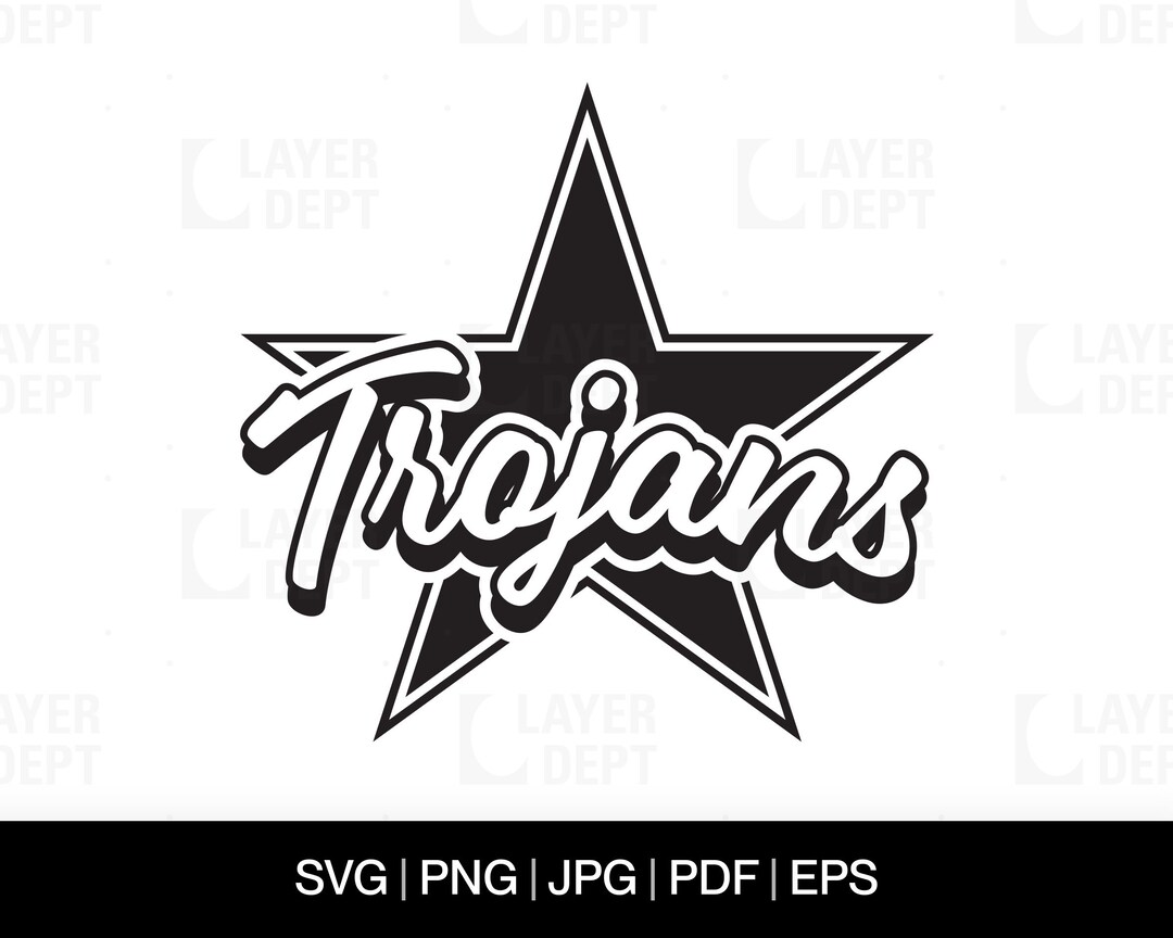 Trojan Svg Trojan Shirt Svg Trojan Football School Mascot Trojan Svg ...