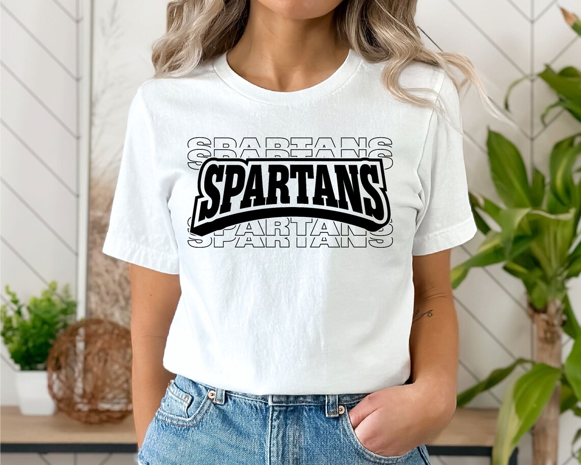 Spartan Svg Spartan Shirt Svg Spartan Football School Mascot Spartan ...