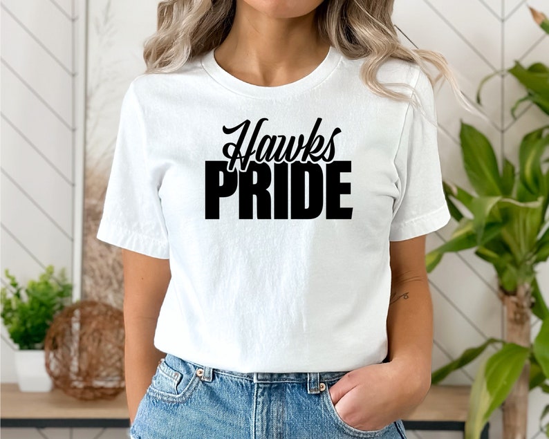 Hawks Pride SVG, Hawk Shirts, Hawks Mascot SVG, Hawk Clipart, Hawks Cut ...