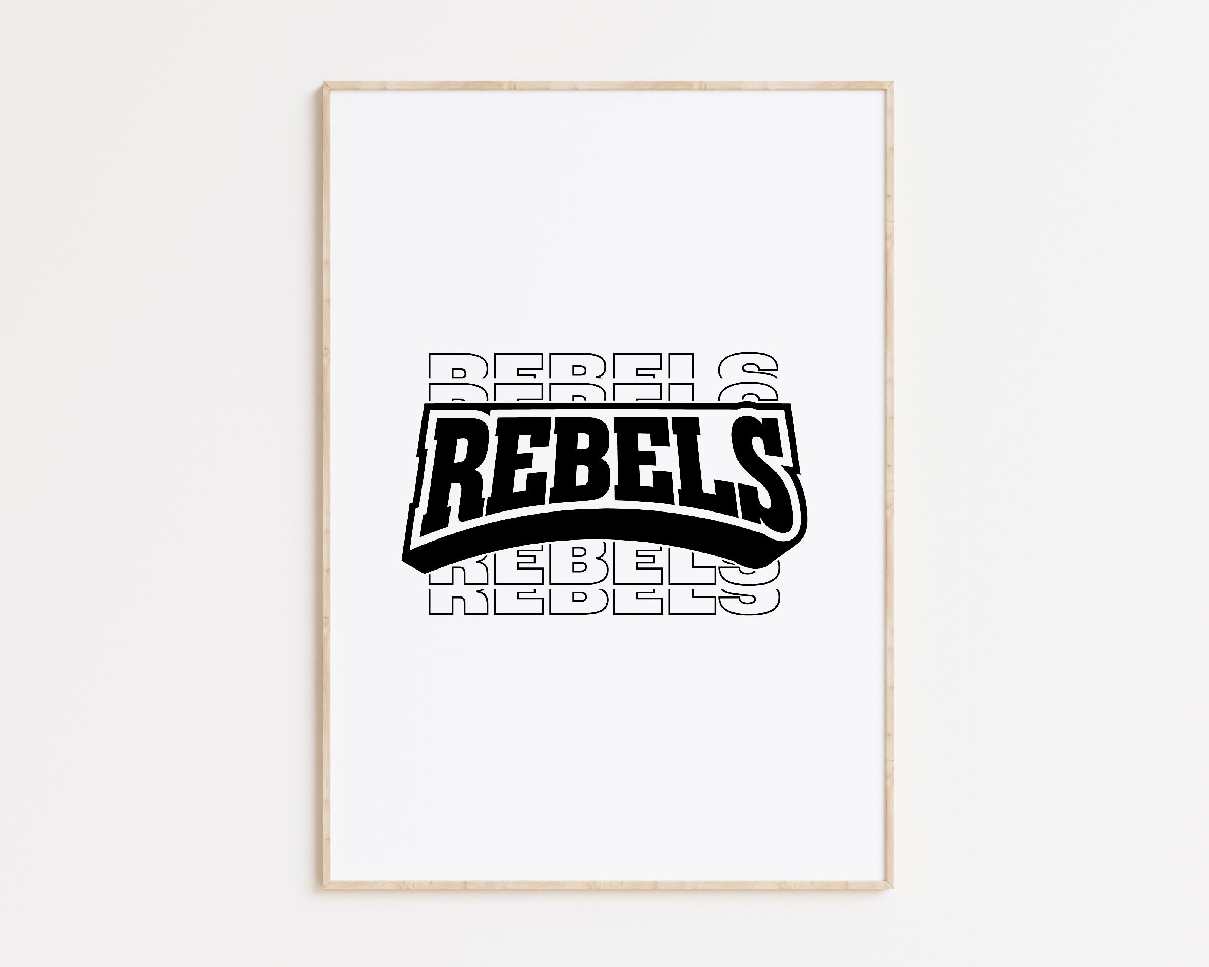 Rebel Svg Rebel Shirt Svg Rebel Football School Mascot Rebel Svg School ...