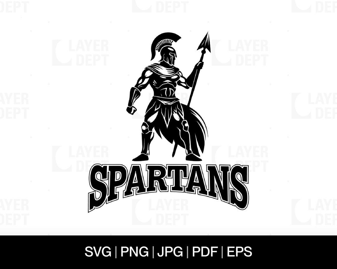 Spartan Svg Spartan Shirt Svg Spartan Football School Mascot Spartan ...
