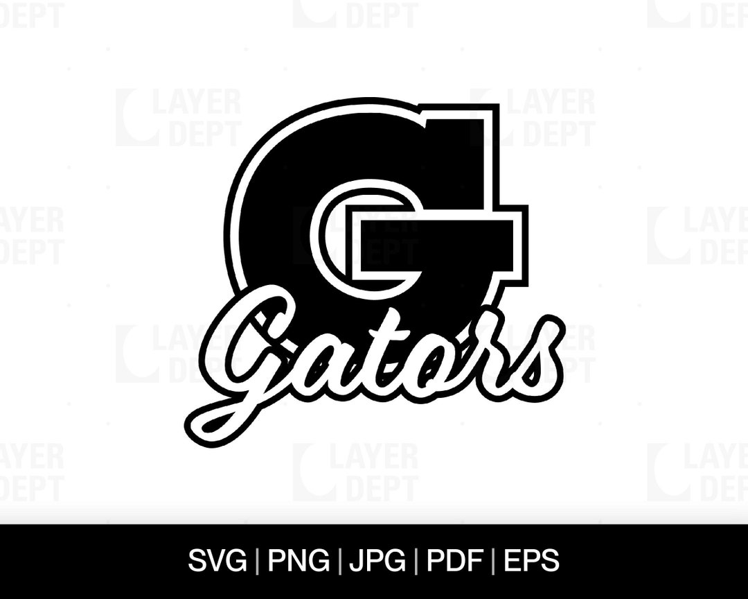 Gator Svg Gator Shirt Svg Gator Football School Mascot Gator Svg School ...