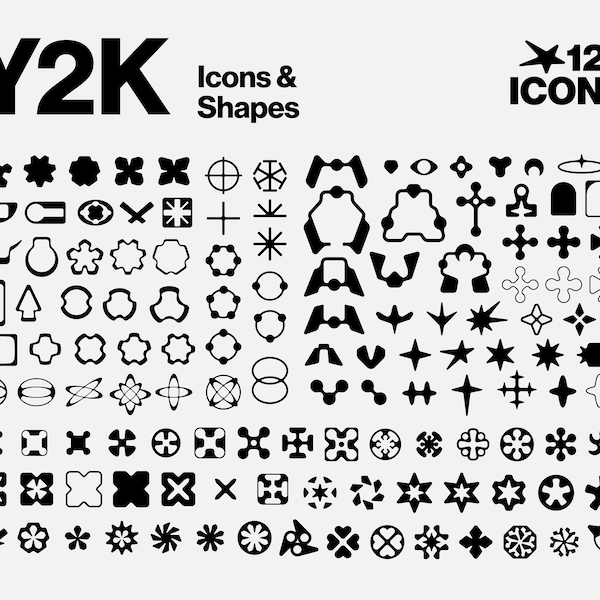 Y2k Icon Pack - Etsy