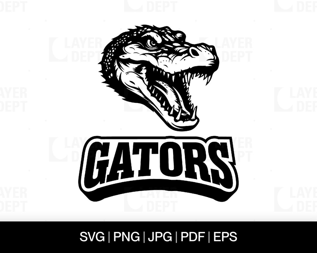 Gator Svg Gator Shirt Svg Gator Football School Mascot Gator Svg School ...