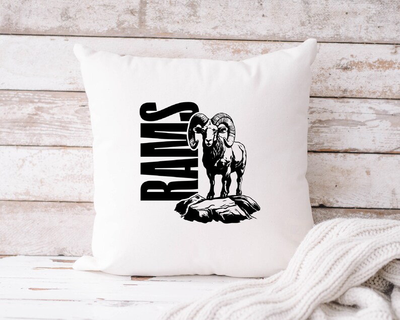 Ram Svg Ram Shirt Svg Ram Football School Mascot Ram Svg School Spirit ...