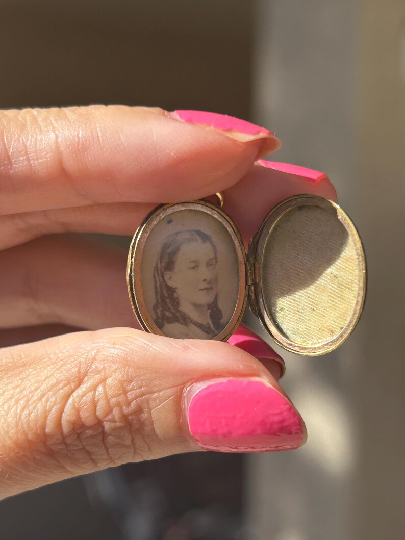 Antique Victorian 15ct in Memory of Enamel Mouring Locket - Etsy