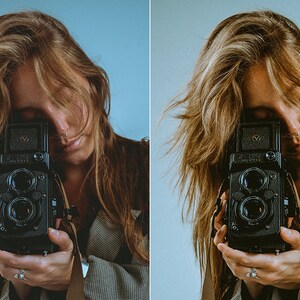 10 Vintage Film Lightroom Mobile & Desktop Presets, Retro Film, Vintage ...