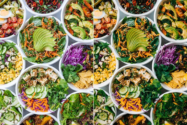 20 Organic Food Lightroom Mobile & Desktop Presets, Food Presets, Food ...