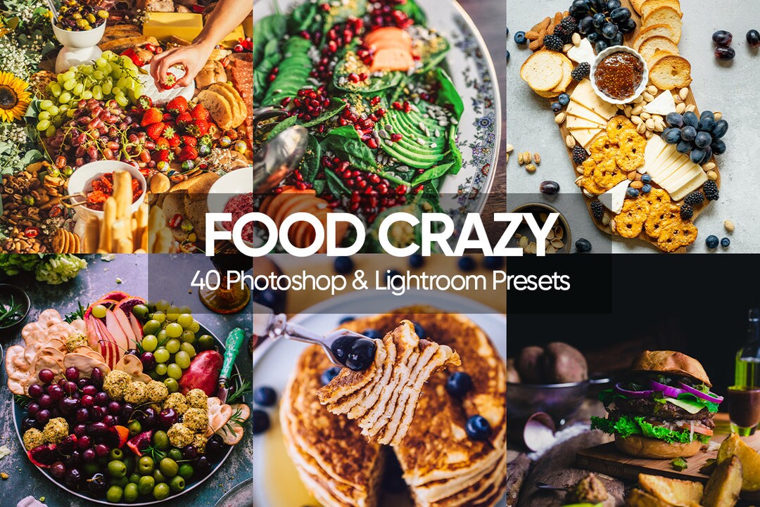 40 Food Crazy Lightroom Mobile & Desktop Presets, Food Presets, Food ...
