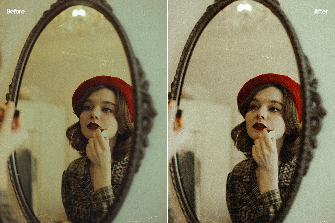 10 35mm Film Lightroom Mobile & Desktop Presets, Vintage Grain, Retro ...