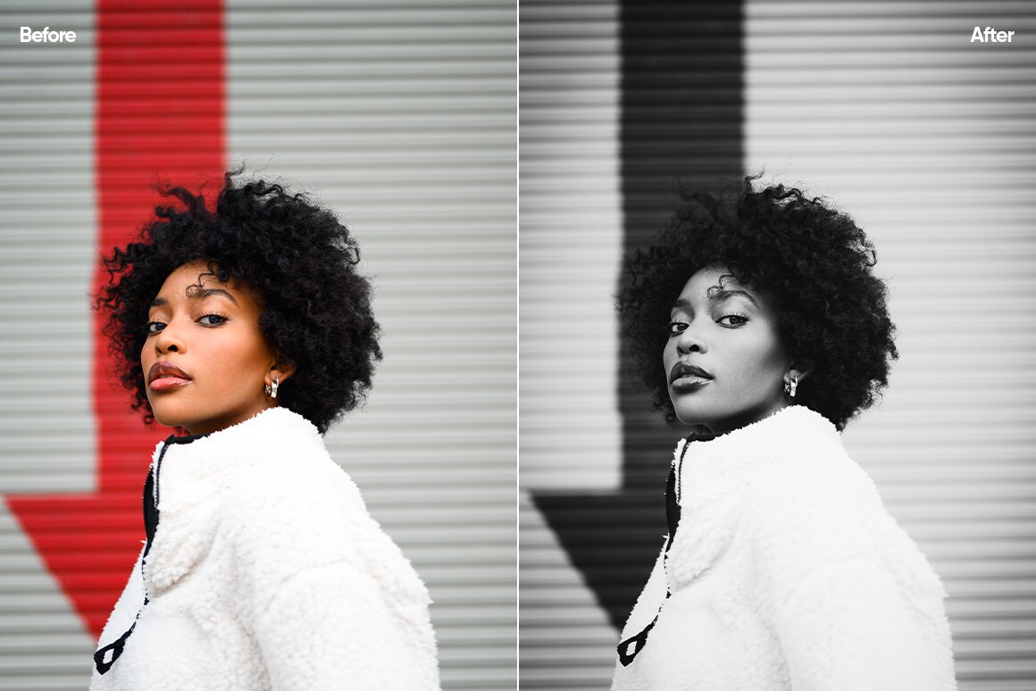 20 Matte Black Lightroom Mobile & Desktop Presets, Contrast Monotone ...