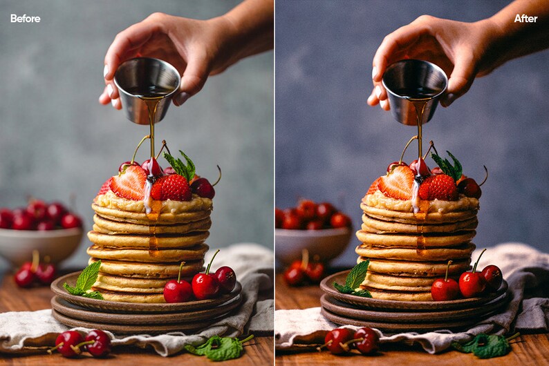 20 Organic Food Lightroom Mobile & Desktop Presets, Food Presets, Food ...