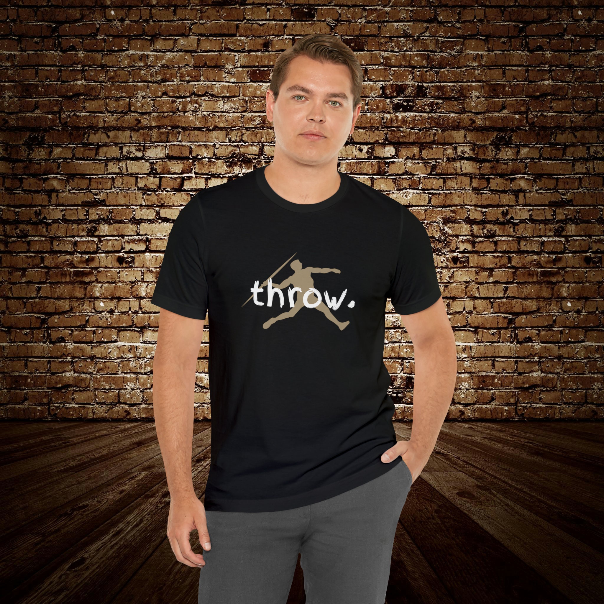 Distressed Javelin Thrower Shirt Track and Field Javelin Tee Shirt ...