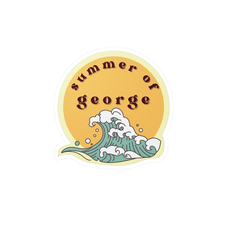 Summer of George Sticker Seinfeld Fan Sticker, Iconic Show, Simple Font ...