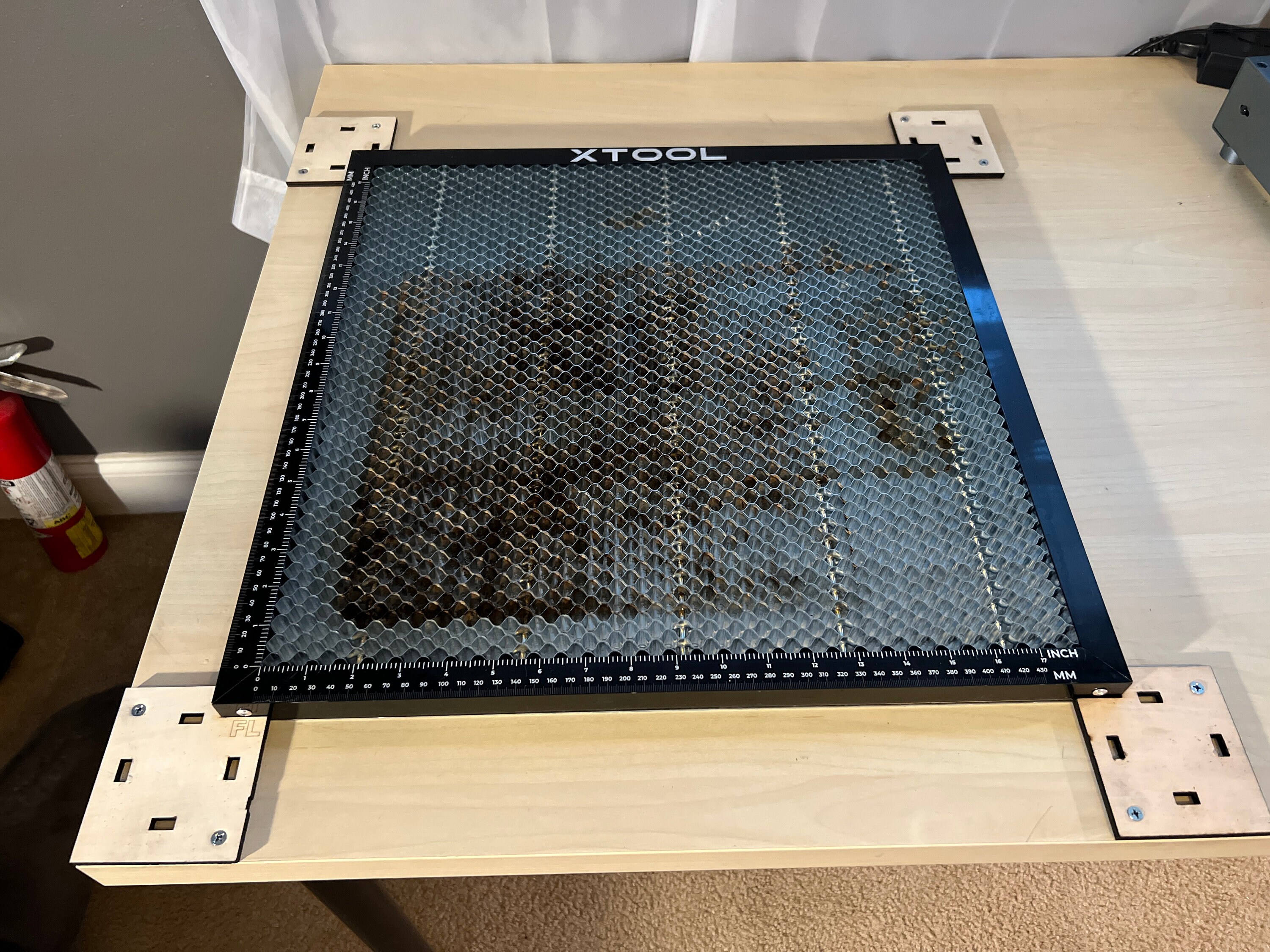 Xtool Honeycomb Alignment Feet & Adjustable Laser Riser for D1| Digital ...