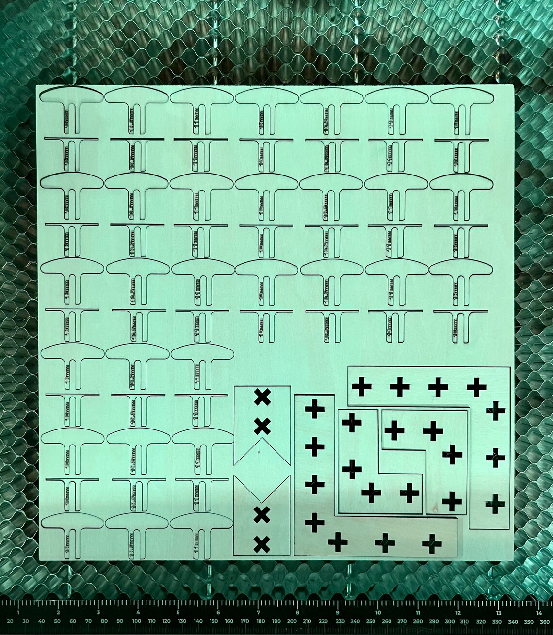 Honeycomb Pins, Low Profile Laser Cut Multiple Sized Hold Down/crumb ...