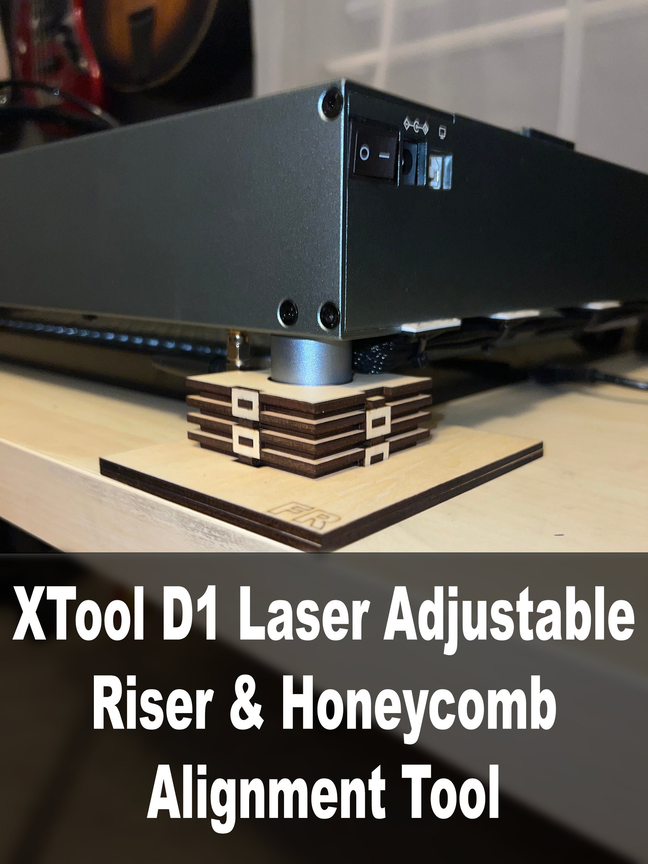 Xtool Honeycomb Alignment Feet & Adjustable Laser Riser for D1| Digital Download, .svg, .ai ...