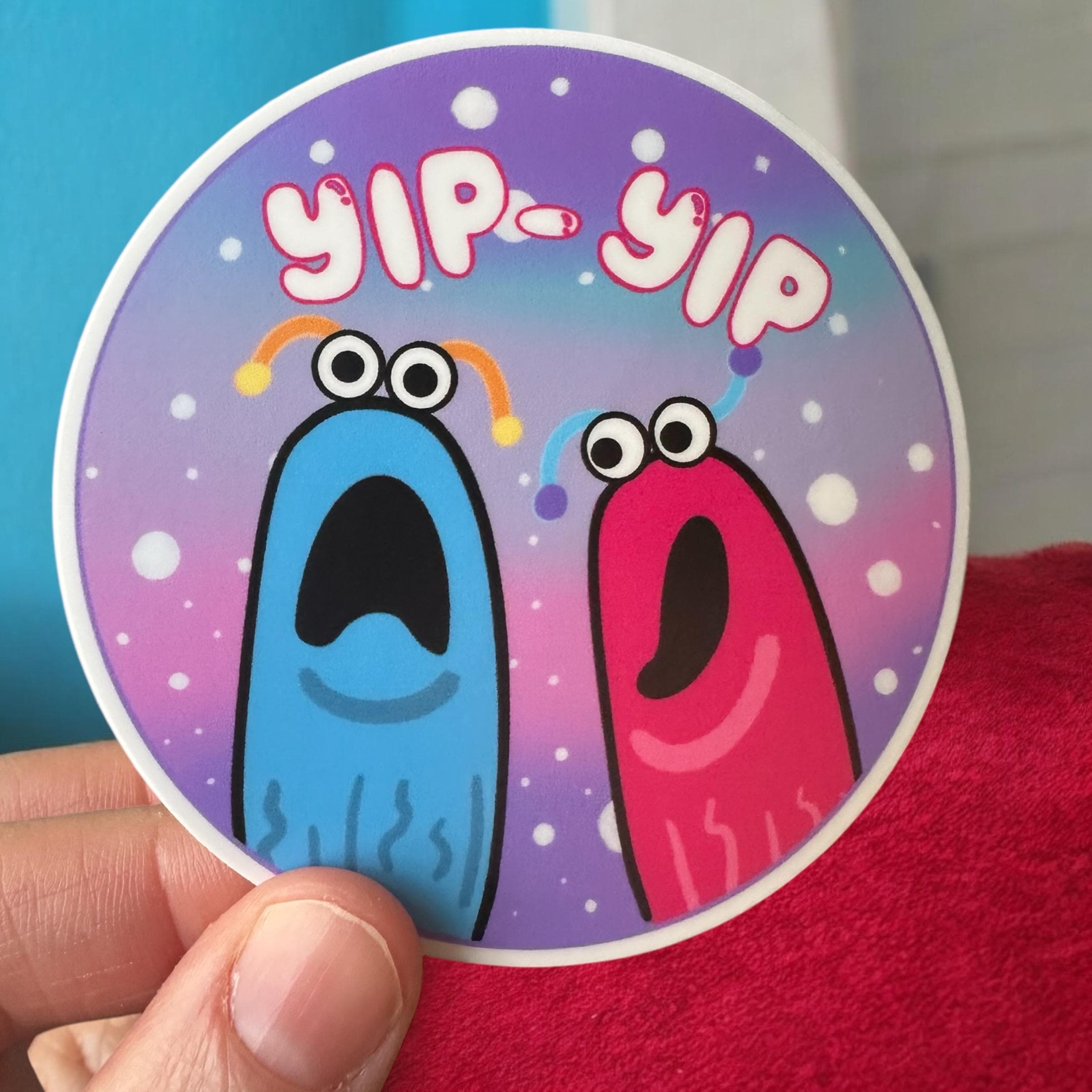 Yip Yip Alien Sticker - Etsy