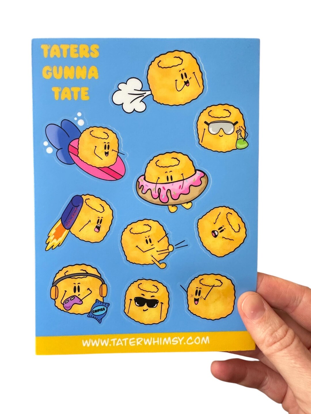 Tater Tot Sticker Sheet - Etsy