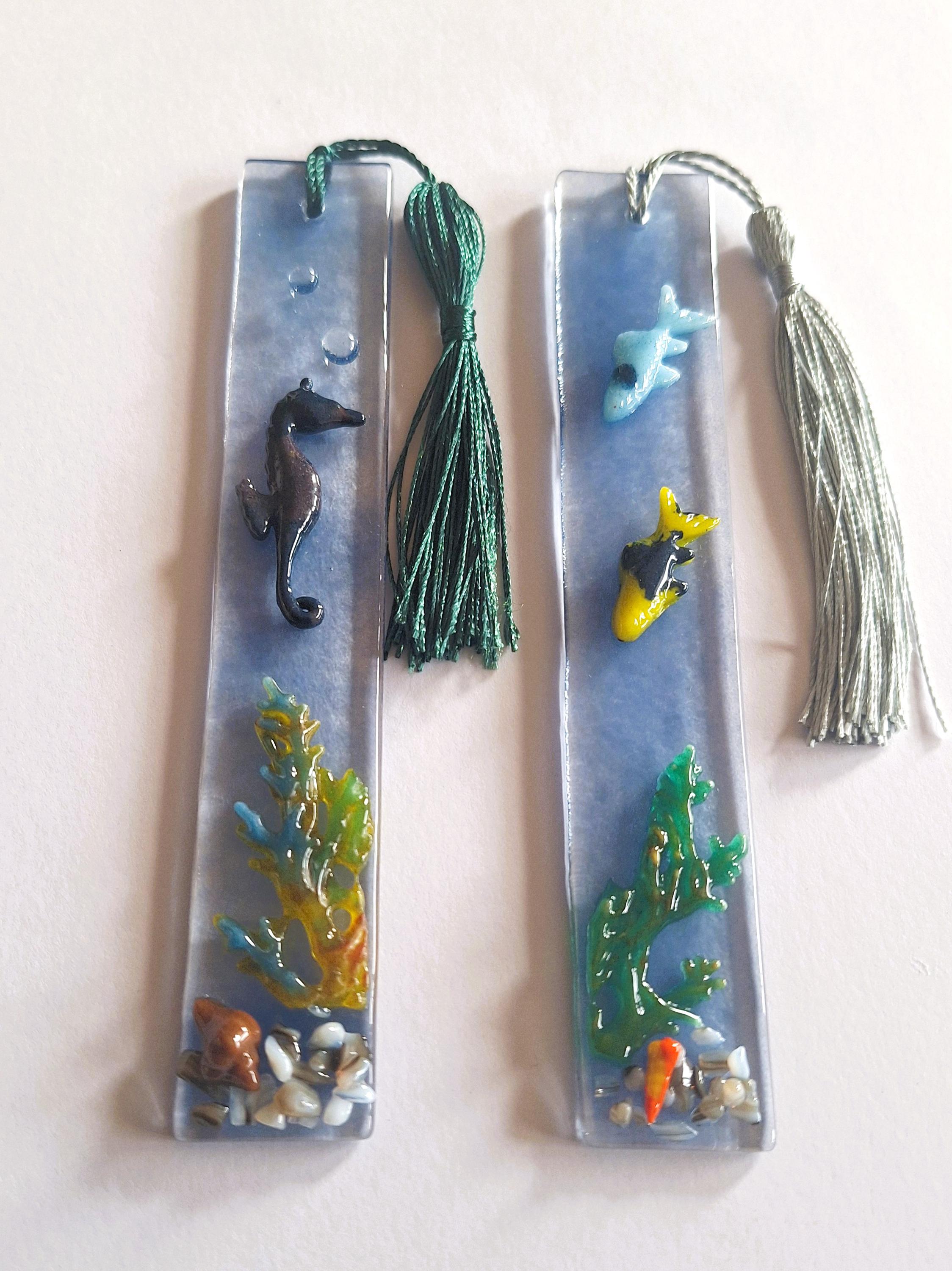 Fused Glass Bookmarks - Etsy