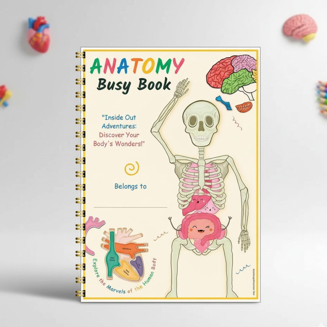 Human Anatomy Book, Nursing Note, Nurse Gifts, Healthcare Gifts, Human ...