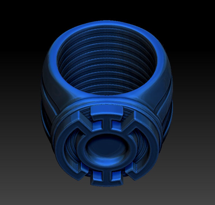 Blue Lantern Corps Power Ring - Etsy