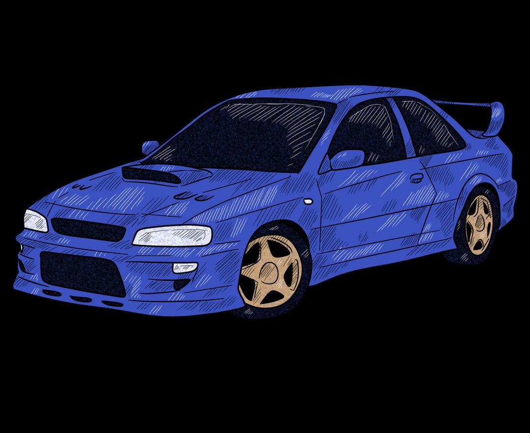 Single Custom Car Drawing - Etsy