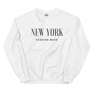 New York Oversized Sweat, New York Fashion Week, New York Sweatshirt, New York Shirt, Custom ...