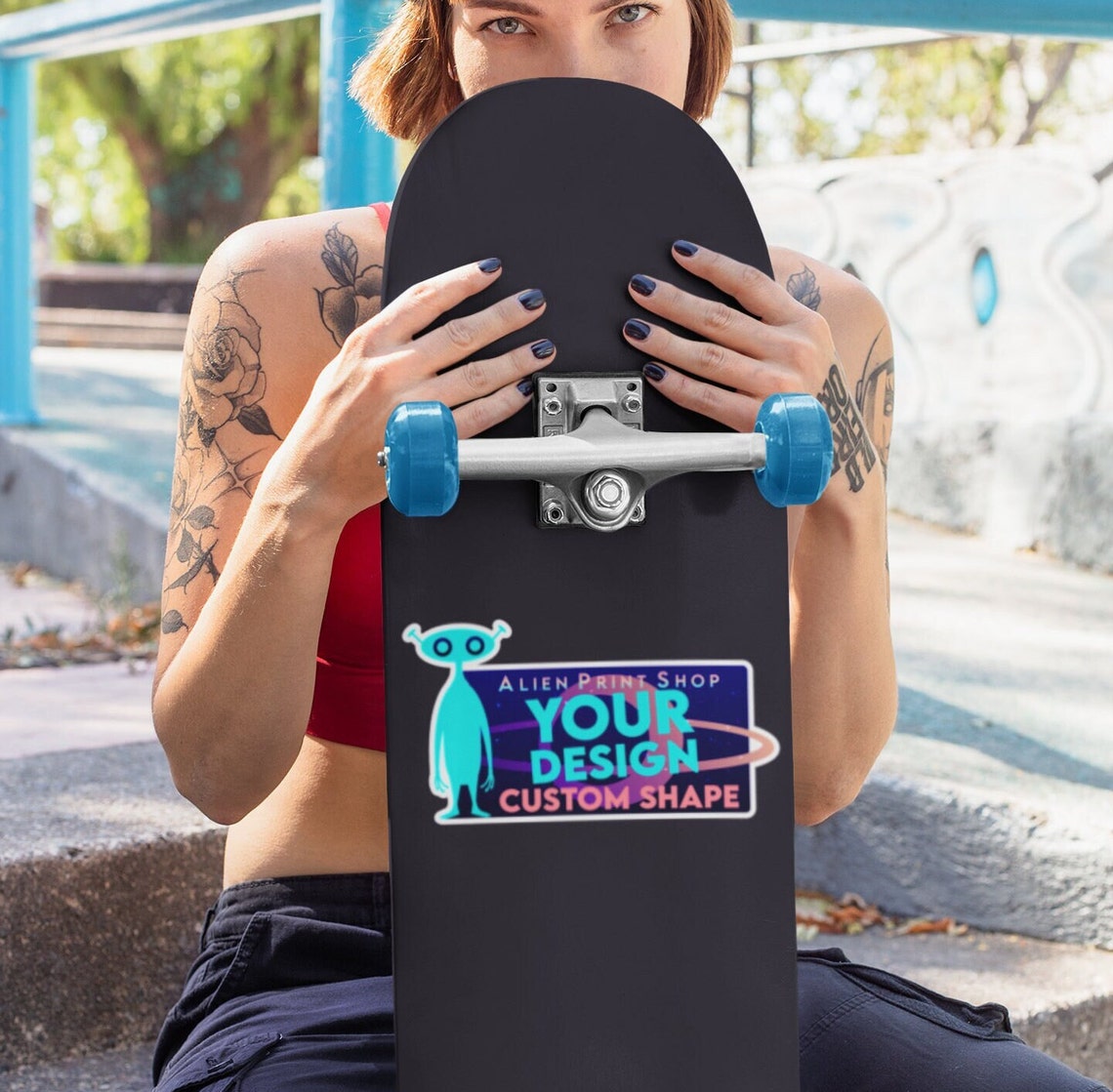 Custom Shape Die-cut Stickers Any Size / Any Shape / Any Quantity ...