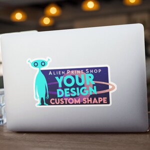 Custom Shape Die-cut Stickers Any Size / Any Shape / Any Quantity ...