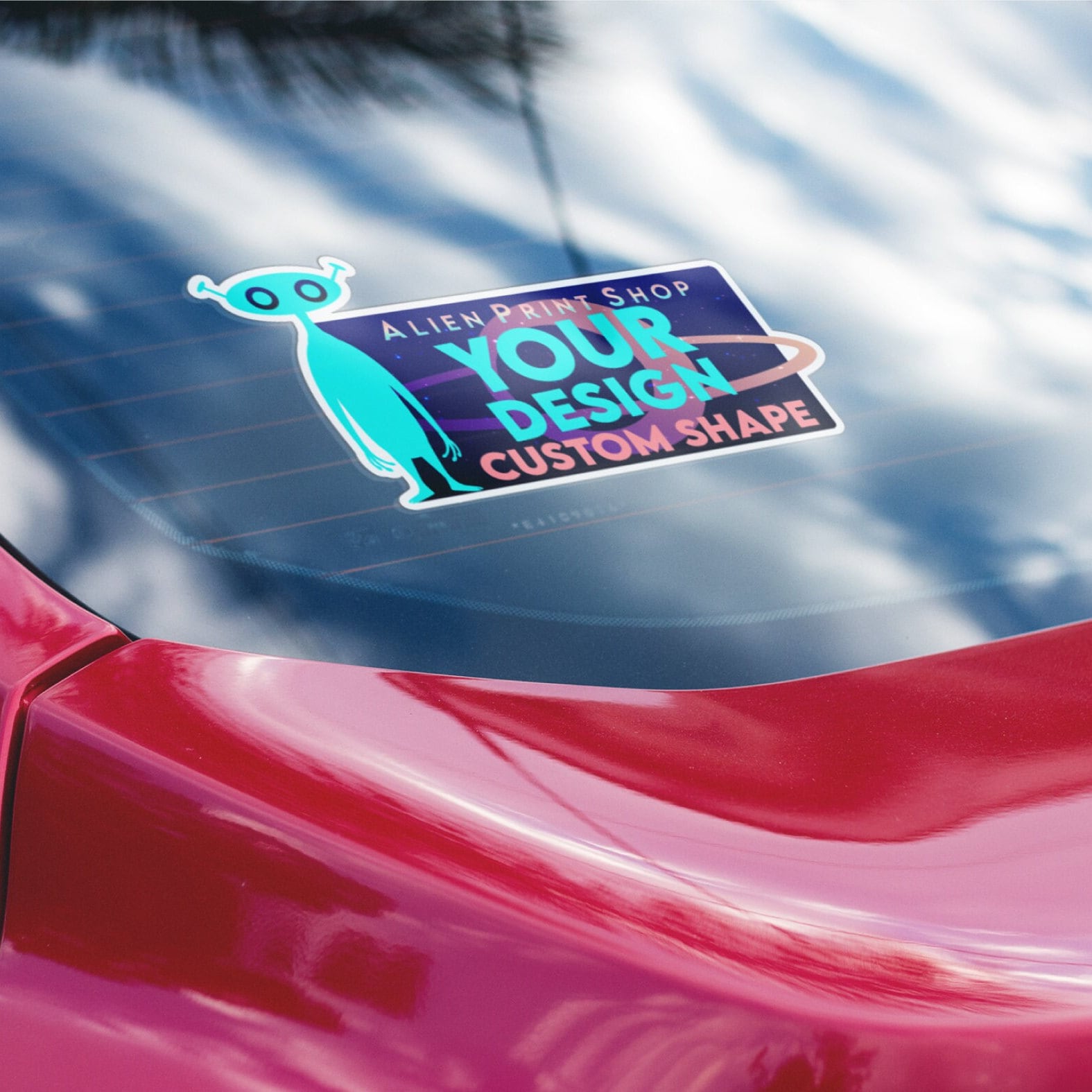 Custom Shape Die-cut Stickers Any Size / Any Shape / Any Quantity ...