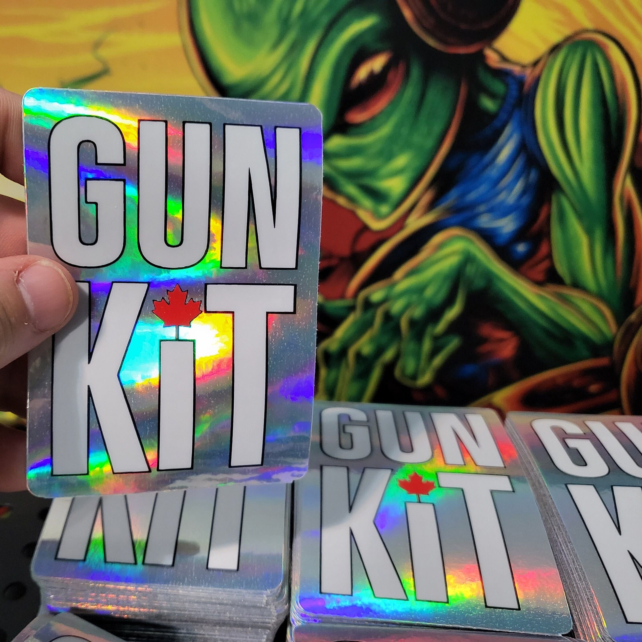 Holographic Die-cut Stickers of YOUR DESIGN ! - Any Size / Any Shape ...