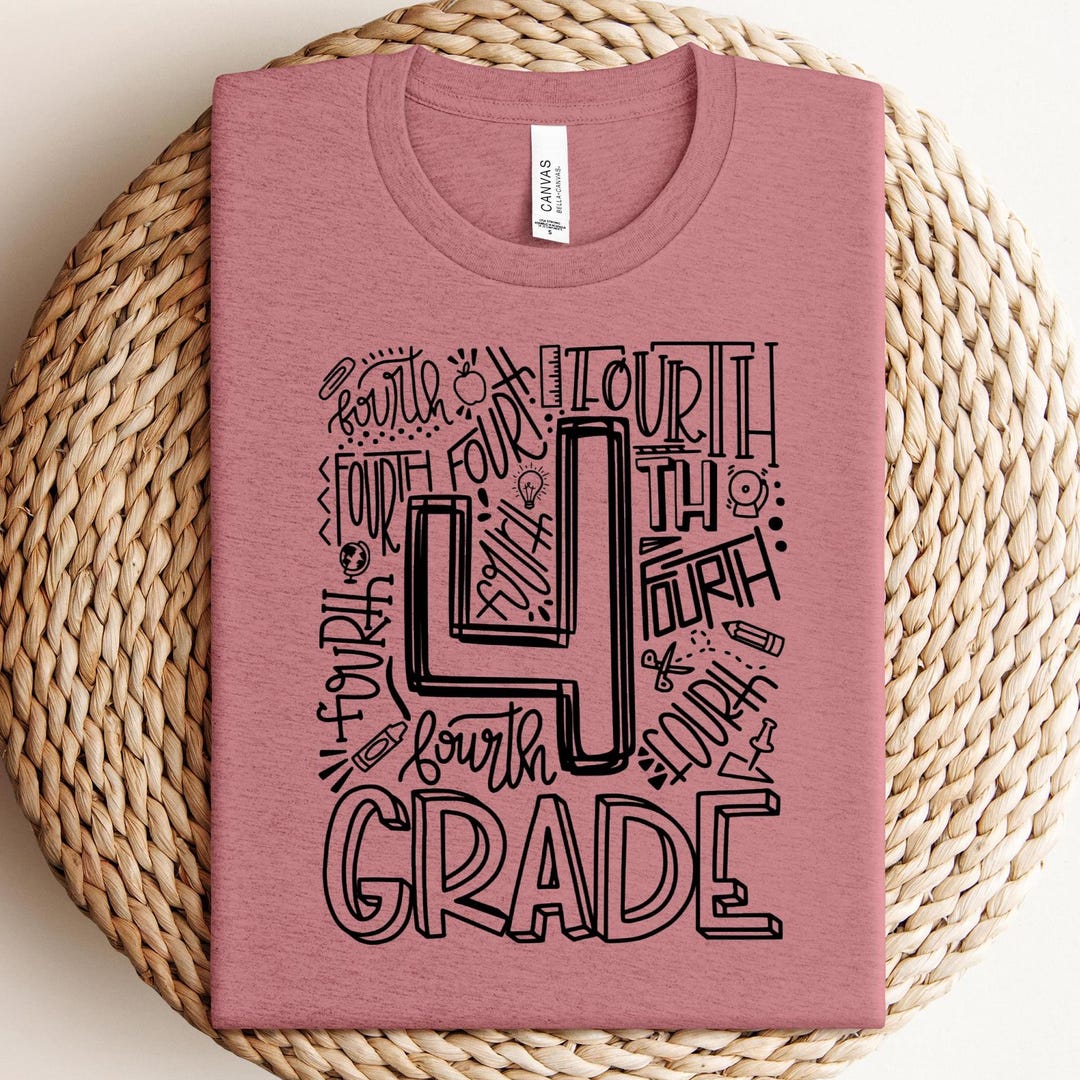 Hello Fourth Grade Shirt, Back to School Shirt, Teacher Shirt, Team ...