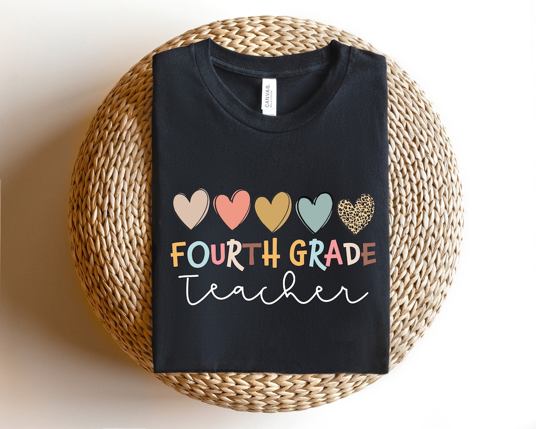 Fourth Grade Teacher Shirt, 4th Grade Teacher Shirt, First Day of ...