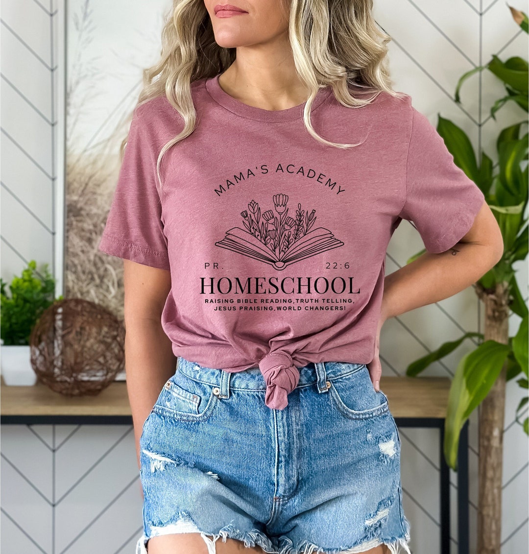 Homeschool Mama Shirt, Homeschool Shirt, Homeschooling Mom, Homeschool ...
