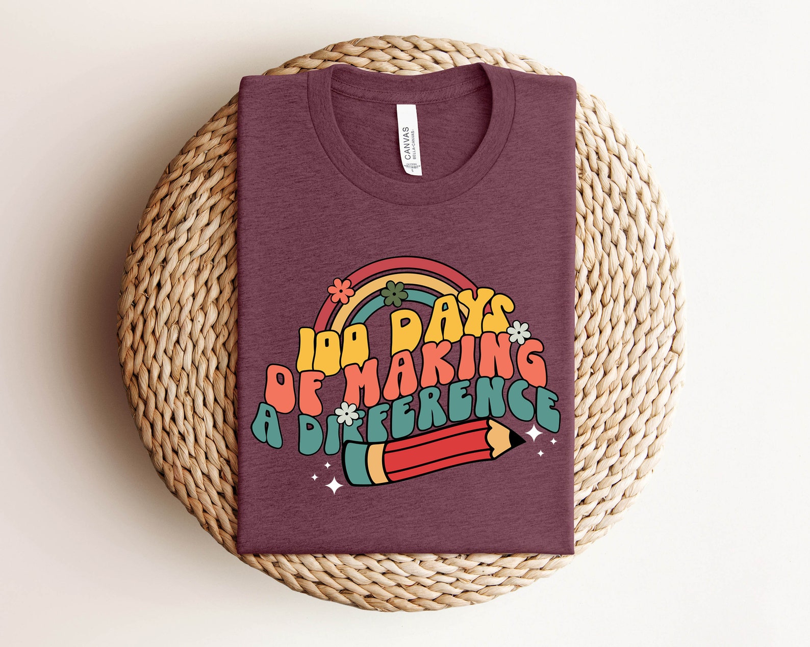 100 Days of Making A Difference Shirt, 100 Day Shirt, 100th Day of ...