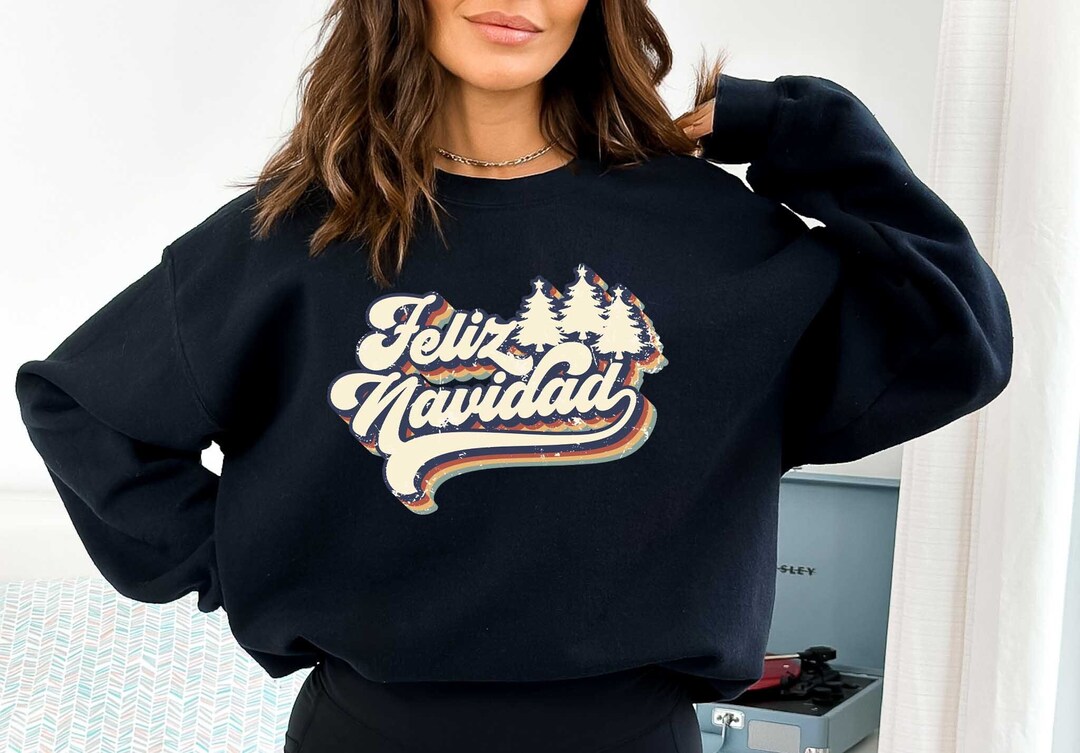 Feliz Navidad Sweater - Gift for Christmas - Spanish Merry Christmas ...
