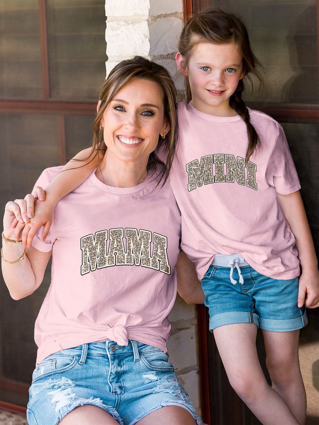 Mama Leopard Shirt,mini Leopard Shirt,mama's Girl Shirt,leopard Mama ...